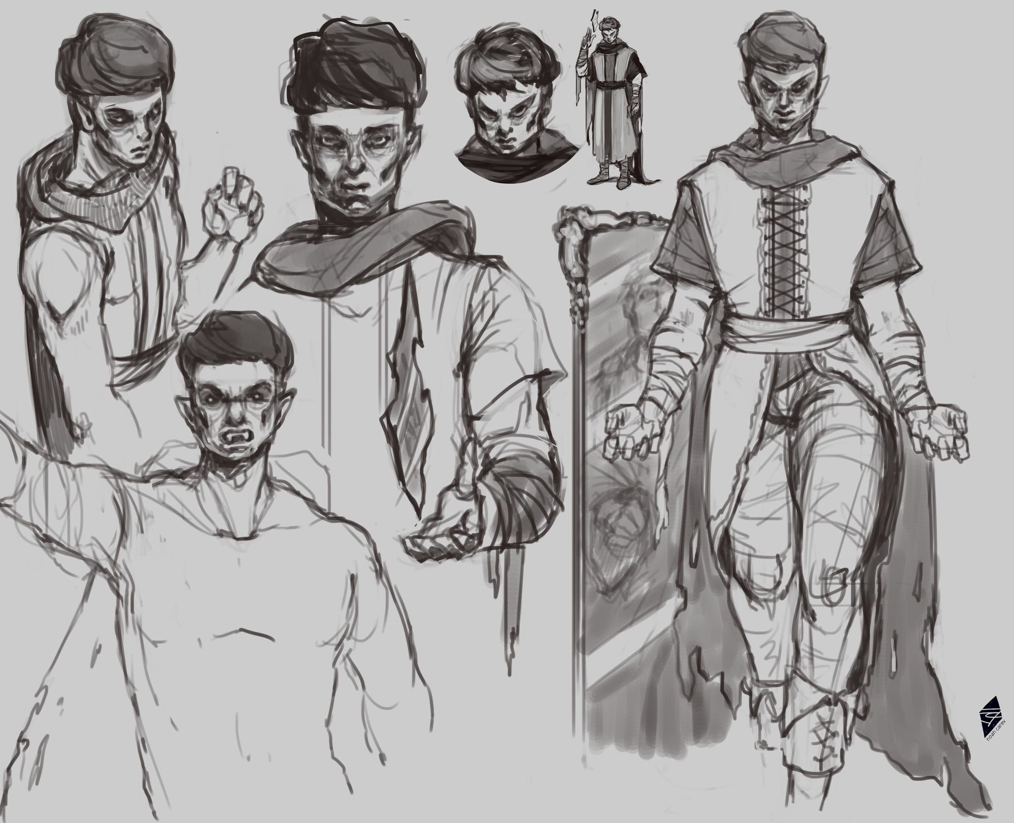 vampire drawing reference